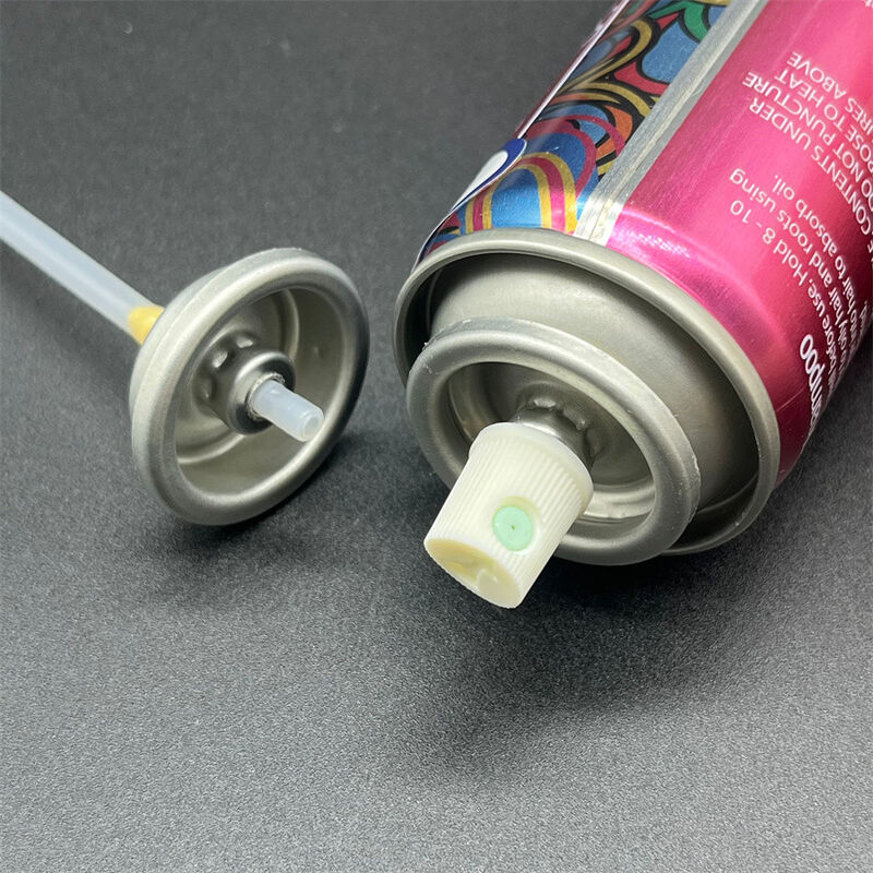 Dry Shampoo Spray Valve with Chemical-Resistant Seal