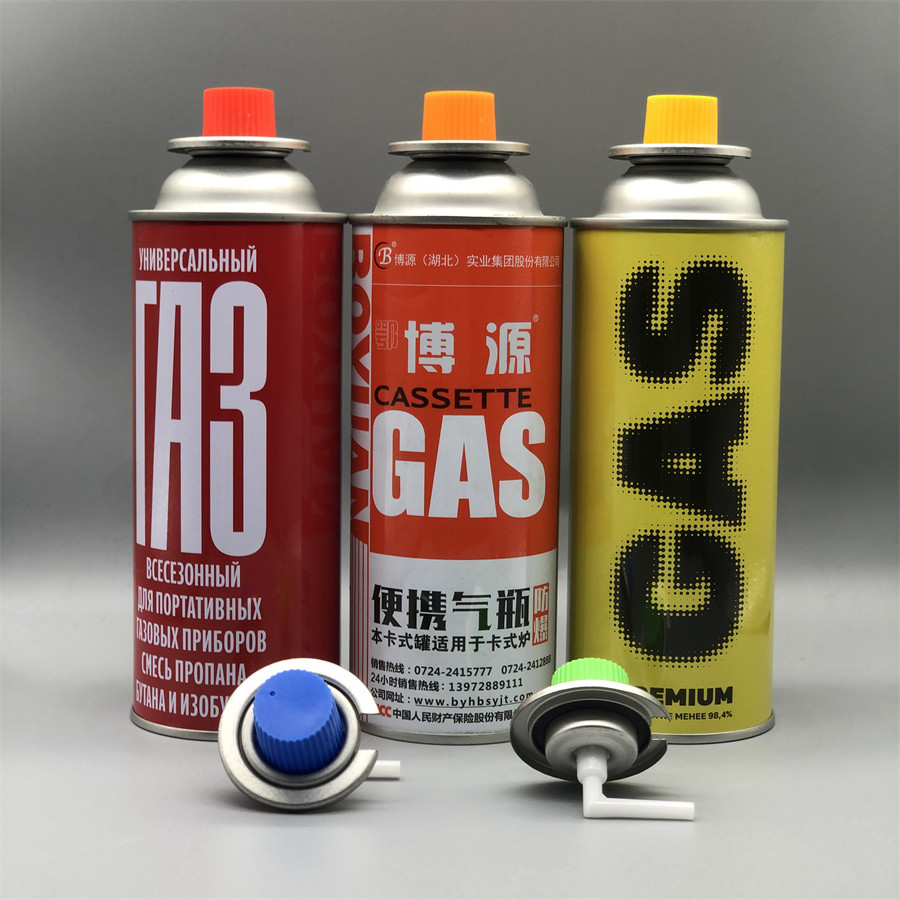 Portable Butane Gas Cartridge Canister for Empty Fuel Storage