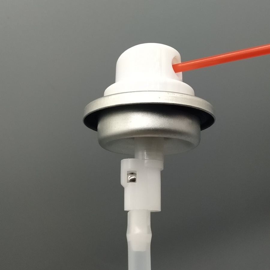 360 Degree Aerosol Valve with Actuator for Industrial Lubricants