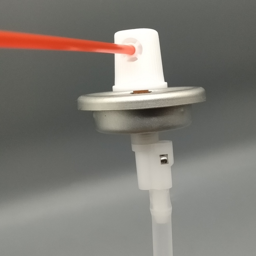 360 Degree Aerosol Valve with Actuator for Industrial Lubricants